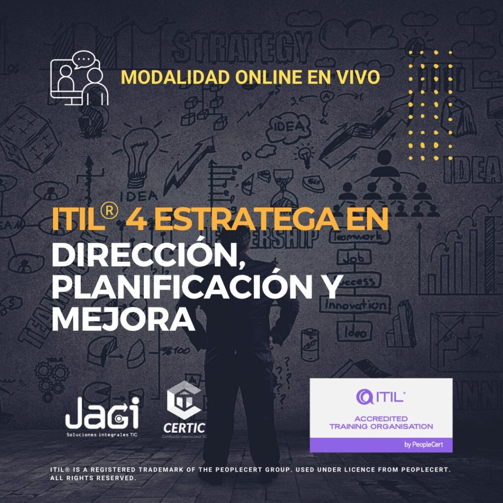 ITIL® 4 Estratega en Dirección, Planificación y Mejora (DPI) + Examen ...