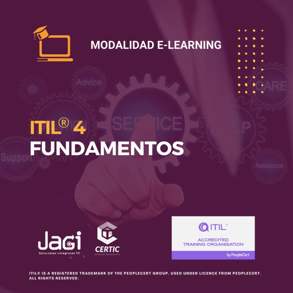 ITIL® 4 Fundamentos + Examen de certificación – JAGI S.A.C.